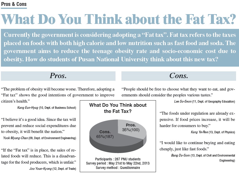 What Do You Think about the Fat Tax?