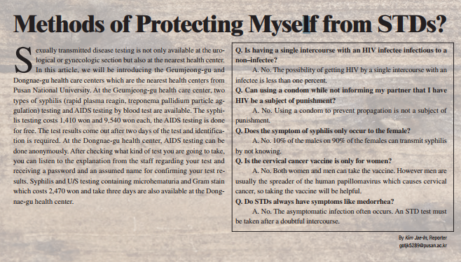 Methods of Protecting Myself from STDs?